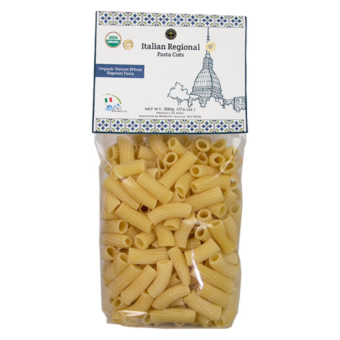 Allemandi Pasta, Organic Rigatoni Pasta, Durum Wheat – Ritrovo Italian ...